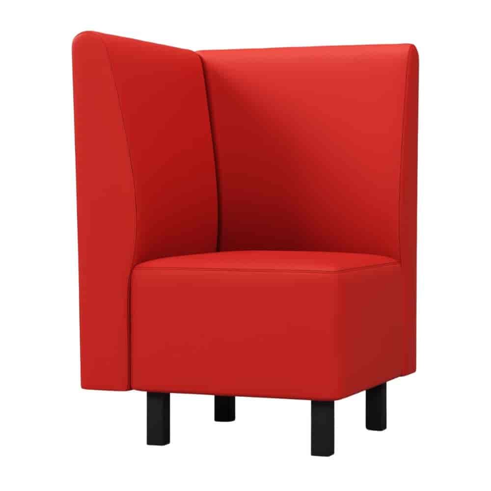 Custom Hannah Modular Restaurant Booth - Corner