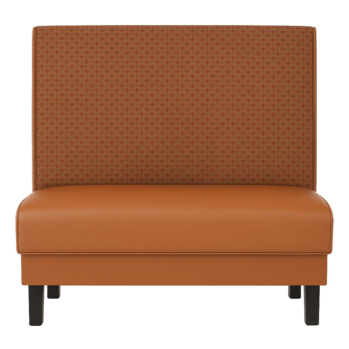 Basic Style Wood Panel Booth with Headroll ensures comfort.