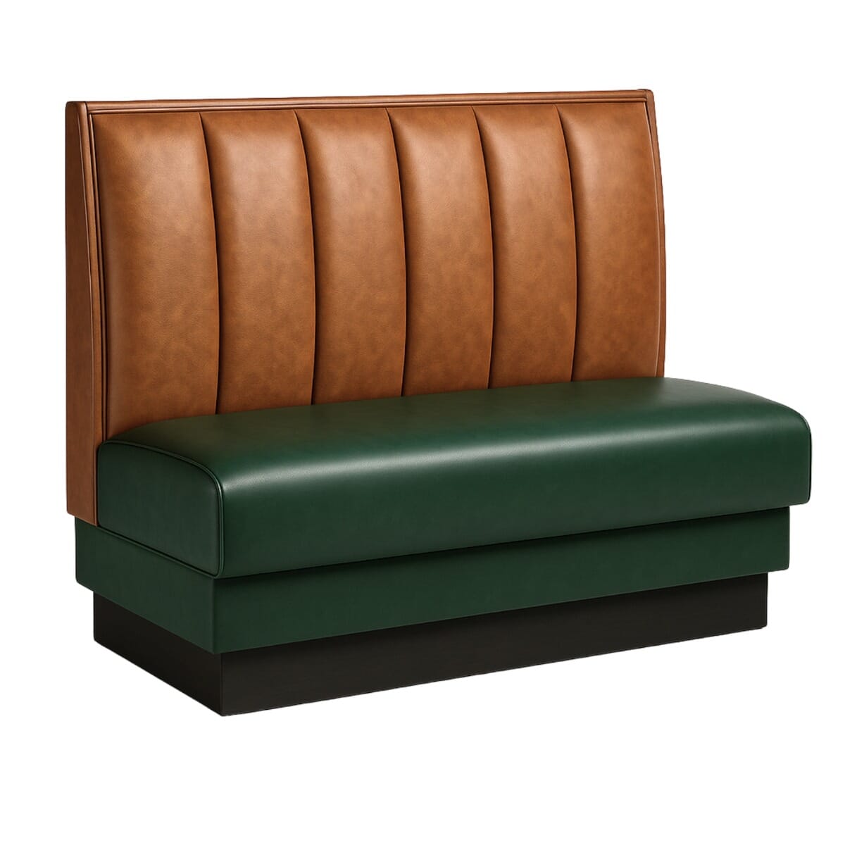 Three Channel Back Restaurant Booth - Customizable Style