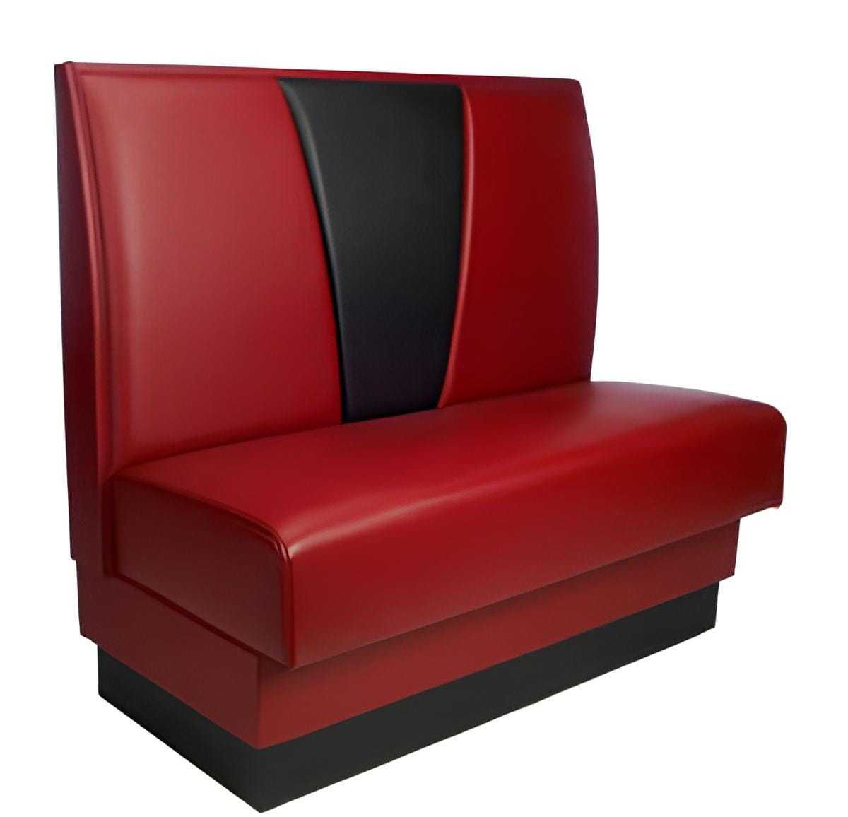 The V-Shape Back Style Booth offers unique seating.